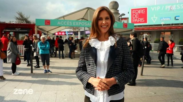 La Veste bleu nuit en tweed de Ophélie Meunier dans Zone interdite du ...