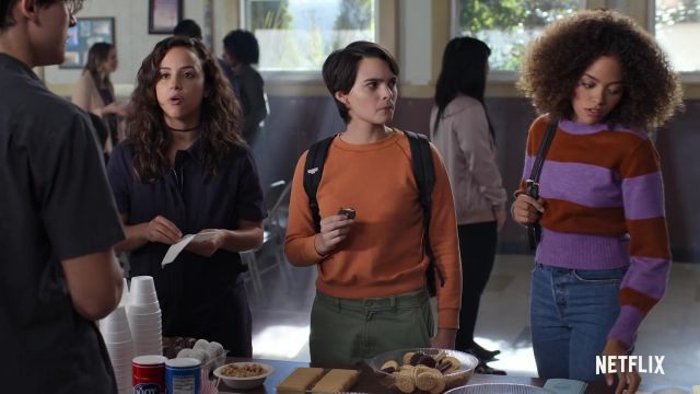 Red Purple Stripe Sweater worn by Tabitha (Quintessa Swindell) in ...