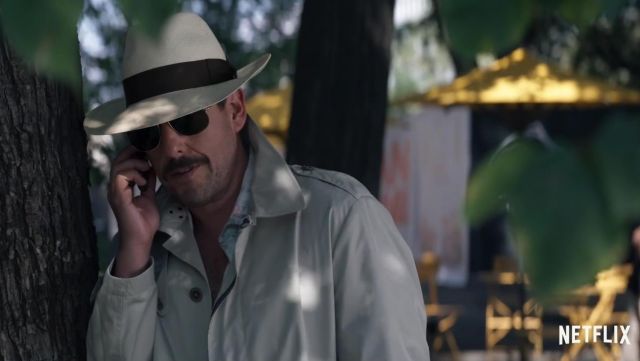 Sombrero Fedora de fieltro blanco usado por Nick Spitz (Adam Sandler ...