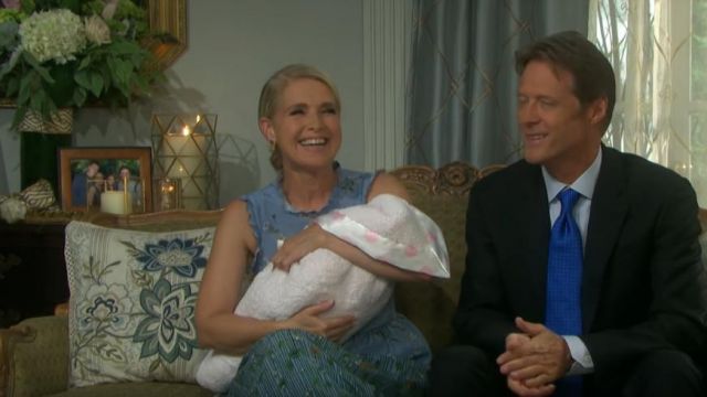 RED Valentino Floral Print Midi Dress worn by Jennifer Horton (Melissa ...