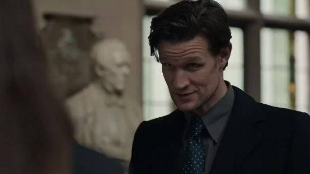 Blue patterned tie worn by Martin Bright (Matt Smith) in Official ...