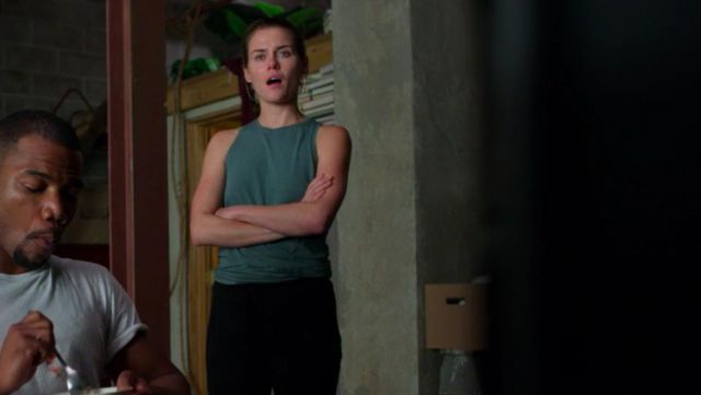 Sleeveless blue tank worn by Trish Walker (Rachael Taylor) in Marvel's ...
