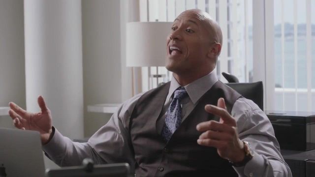 Gray Waistcoat worn by Spencer Strasmore (Dwayne Johnson) in Ballers ...