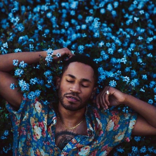 Blue shirt with flowers worn by Kaytranada on the Instagram account ...