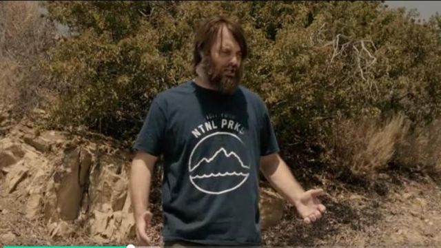 Threadless Men's in Navy Blue usado por Phil Tandy Miller (Will Forte ...