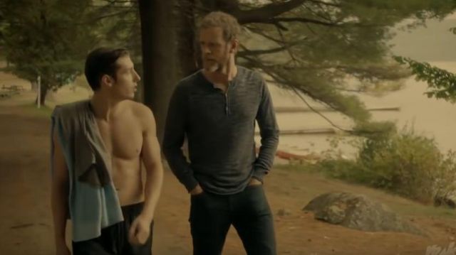 Sweat Homme à Manches Longues Gris porté par Mathieu unknown episodes ...