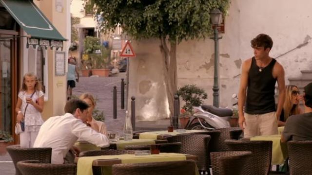 The black t-shirt worn by Noah Reeves (Chai and Hansen) in the series ...