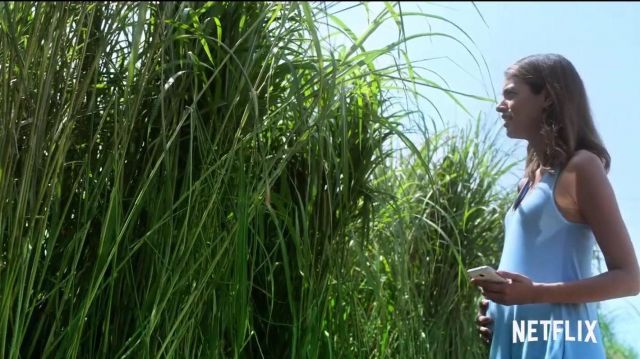 Blue Dress Worn By Laysla De Oliveira In In The Tall Grass Spotern