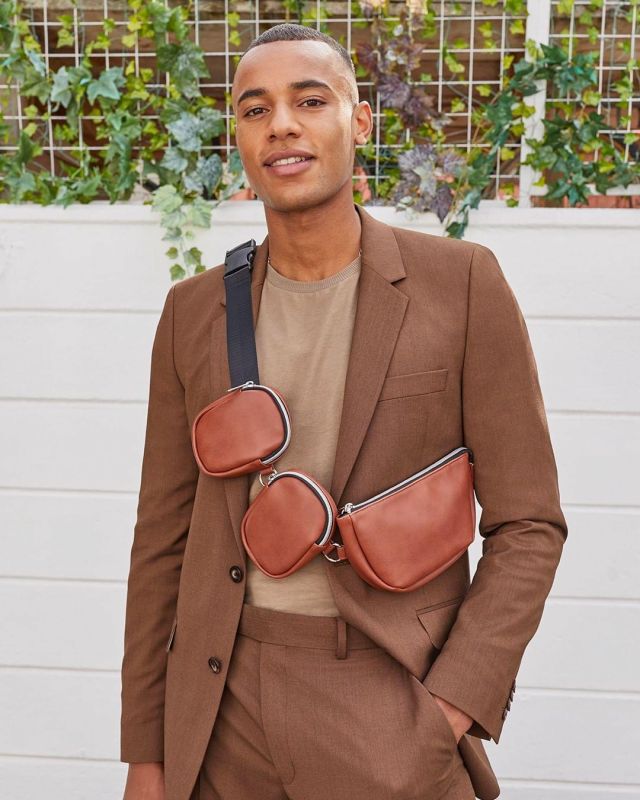 The bags are leather on the account Instagram of @asos | Spotern