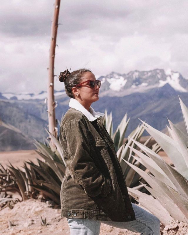 Shearling corduroy jacket of Marta Alexandra on the Instagram account ...