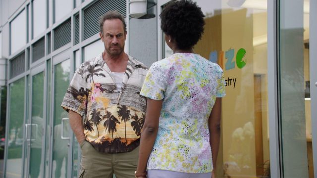 Hawaiian shirt worn by Nick Sax (Christopher Meloni) in HAPPY! (S02E01 ...