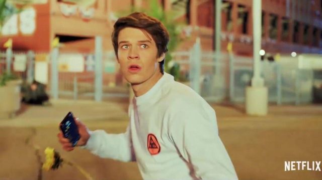 The t-shirt from Welcome Skateboards worn by Josh Wheeler (Colin Ford ...