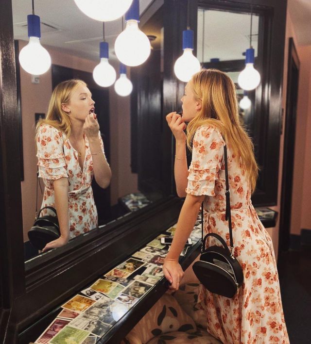 Floral Dress worn by Maddison Brown on her Instagram account ...