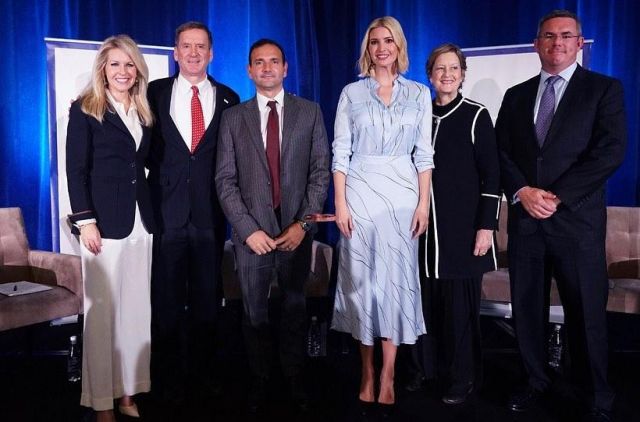 Equipment Iva Skirt worn by Ivanka Trump Washington DC November 18 ...