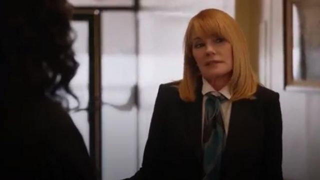 Black Carissa Blazer Worn By Lisa Benner Marg Helgenberger In All