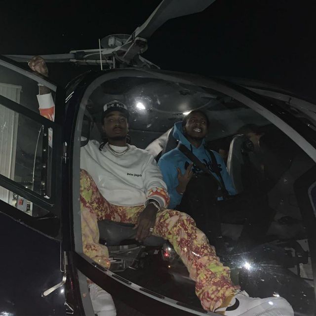 de Quavo sur le compte Instagram de @quavohuncho | Spotern