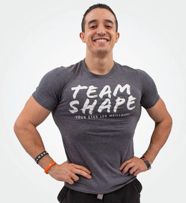 Short sleeve t-shirt grey Tibo InShape, brand Teamshape on the account ...