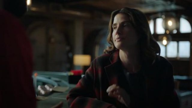 Pretty Little Thing Red Burgundy Boyfriend Oversized Midi Coat worn by ...