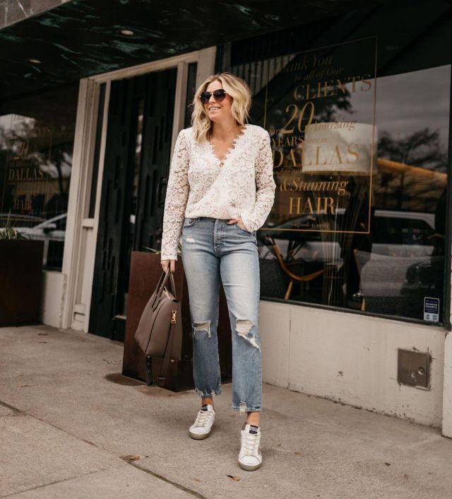 Top White of Brooke Burnett on the Instagram account @onesmallblonde ...