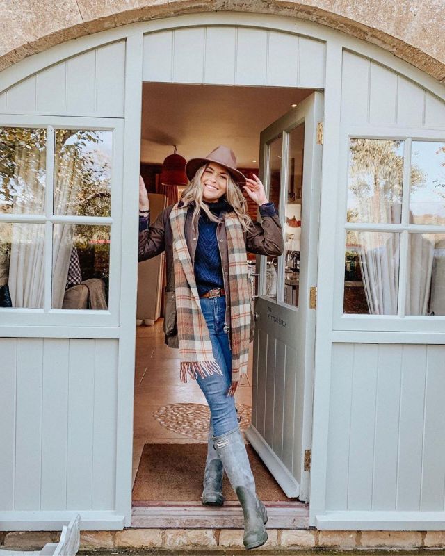 Bota Welly clásica de Erica Aulds en la cuenta de Instagram @ericaaulds ...