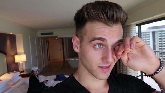 Black White Leather Bracelet worn by Tal Fishman in the YouTube video ...