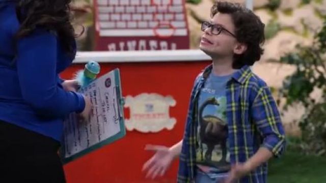 Camiseta estampada usada por Matteo Silva (Raphael Alejandro) BUNK'D ...