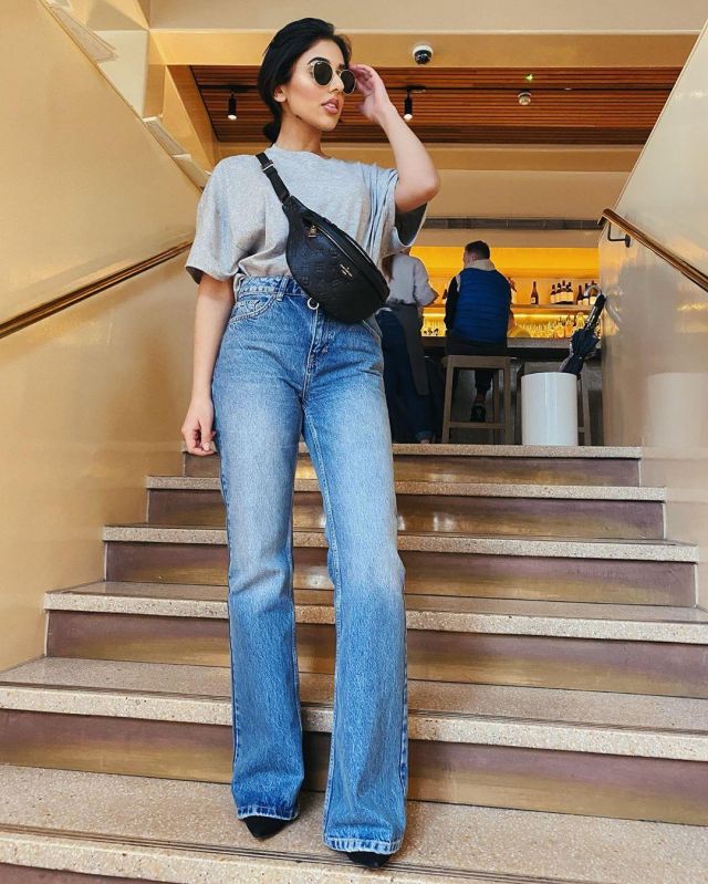 Flare Jeans of Annam Ahmad on the Instagram account @annam.ahmad | Spotern