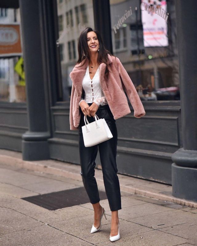 Leather Pants Black of Jaclyn Ram on the Instagram account ...