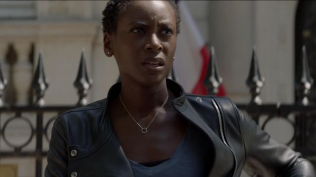 Black leather jacket worn by Tara Coleman (Tracy Ifeachor) as seen in ...