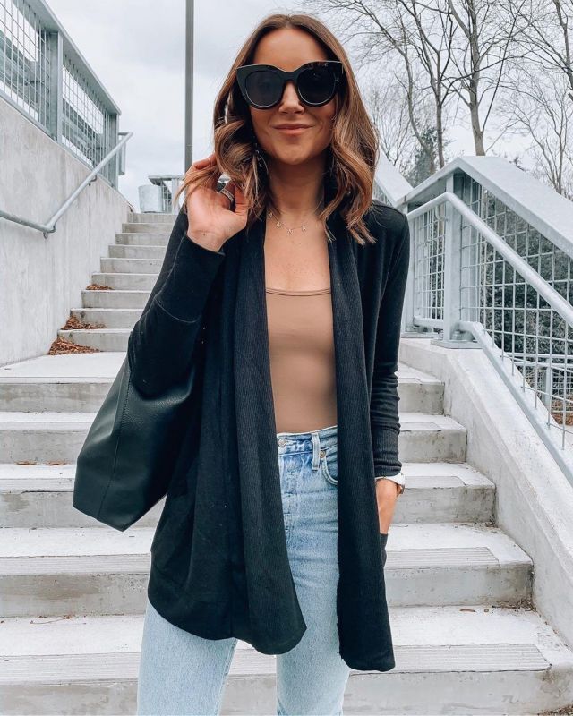 Cozy Ribbed Cardi­gan of Anna Brstyle on the Instagram account @anna ...