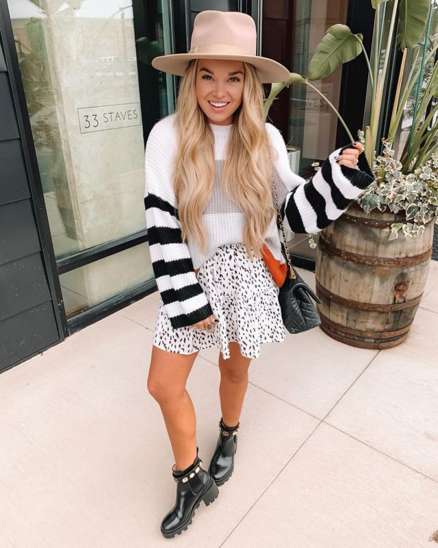 Jaime Skater Skirt of Maddie Potter Duff on the Instagram account ...