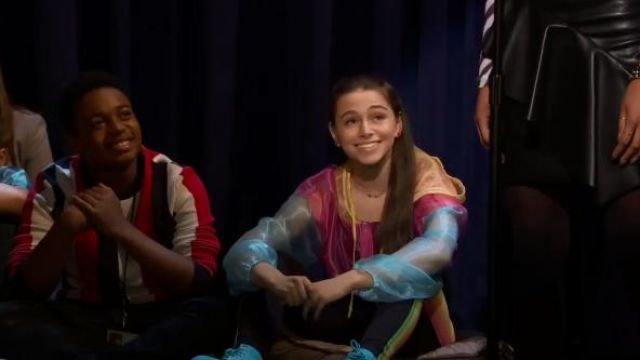 Colorblock Sheer Jacket worn by (Sky Katz) in Raven's Home Season 3 ...