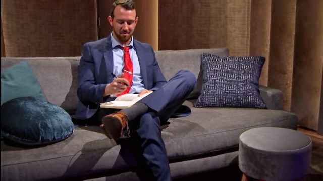 Blue suit pants worn by Cameron Hamilton as seen in Love is Blind ...