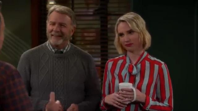 Tie Neck Silk Blouse worn by Mandy Baxter (Molly Ephraim) in Last Man ...