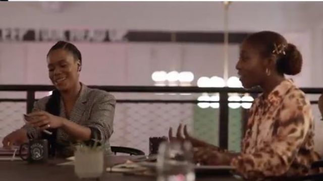 Glen Plaid Blazer usado por Condola (Christina Elmore) en Insecure ...