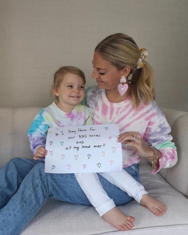 Den­im Pants Blue of Laura Wills on the Instagram account ...