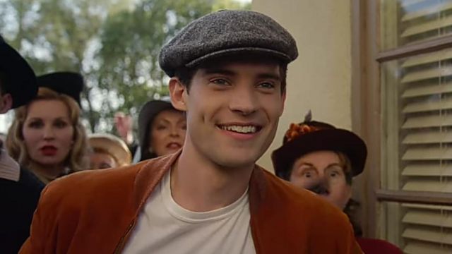 The jacket in bomber rust, brown Jack Castello (David Corenswet) in ...