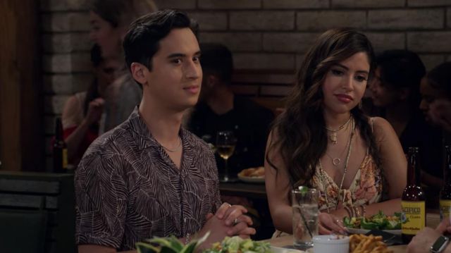 Zara Leaf Print Shirt worn by Jayden (Michael Hsu Rosen) as seen in ...