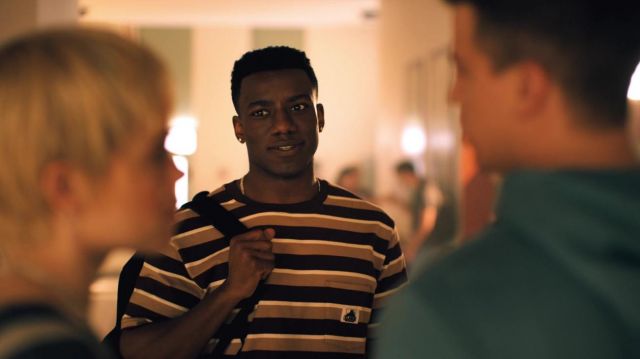 Xlarge Striped T-Shirt worn by Cooper Clay (Chibuikem Uche) as seen in ...