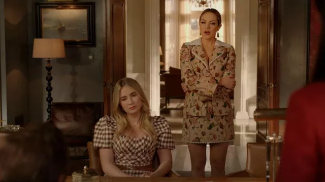 Markarian Annette Jacket worn by Fallon Carrington (Elizabeth Gillies ...