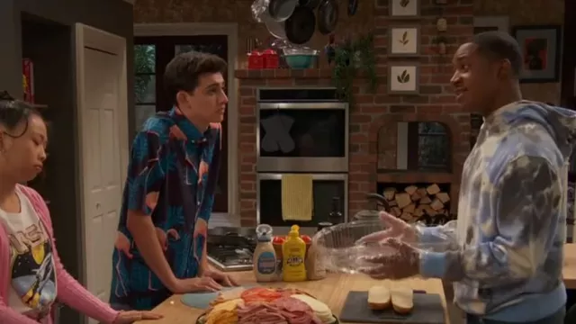 Club Room Sleeve Shirt worn by Neil (Felix Avitia) as seen in Raven's ...