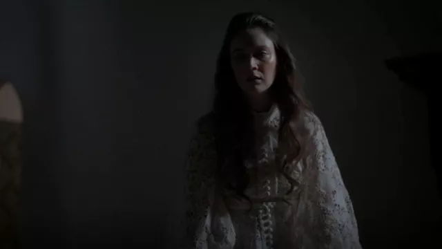 Zimmermann Cassia Macramé Lace Belted Cotton Mini Dress worn by Liv ...