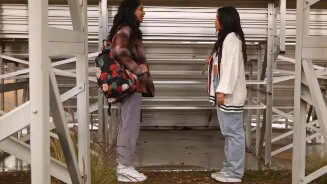 Urban Outfitters Embroidered Corduroy Beach Pant worn by Devi ...