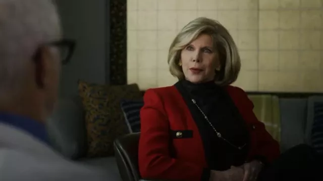 Saint Laurent Wool Blend Jacket worn by Diane Lockhart (Christine ...