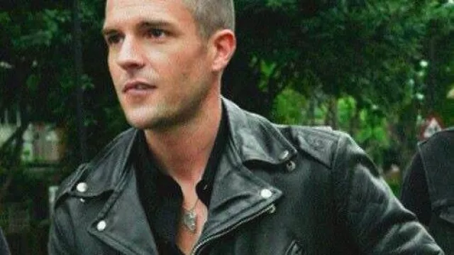 Motorcycle Leather Jacket worn by Brandon Flowers form The Killers for ...