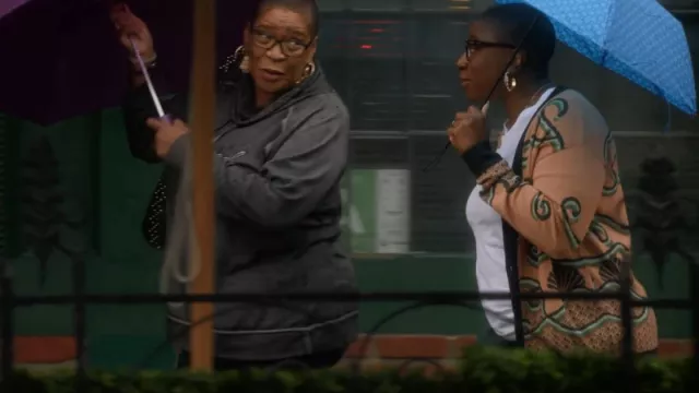 Scotch & Soda Jacquard Cardigan worn by Henrietta 'Hen' Wilson (Aisha ...