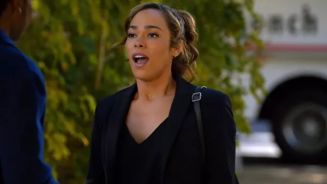 L'Agence Jane Camisole worn by Emily Lopez (Jessica Camacho) as seen in ...