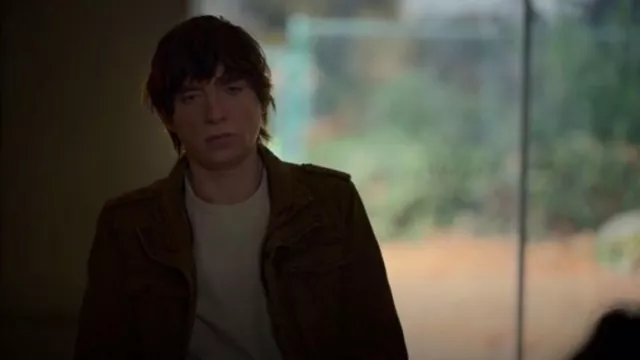 Levis Detachable Hood Utility Jacket worn by Sam Fortner (Domhnall ...