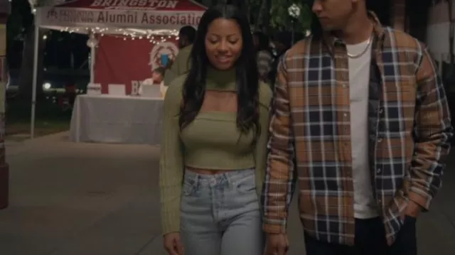 H:Ours Loren Knit Tube Top worn by Thea Mays (Camille Hyde) as seen in ...