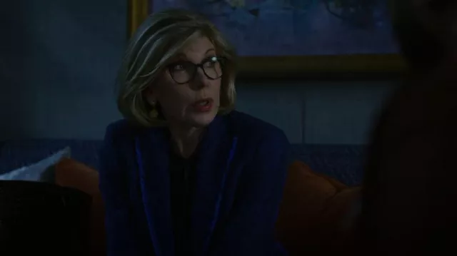 Akris Punto Denim Tweed Blazer worn by Diane Lockhart (Christine ...